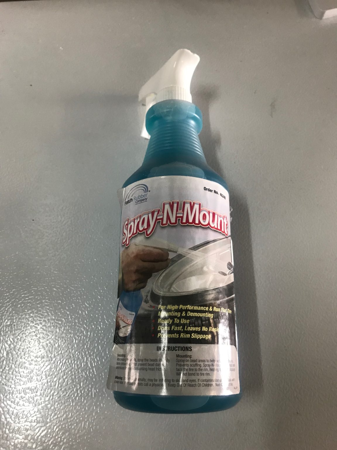 Spray N Mount Tyre Lubricant